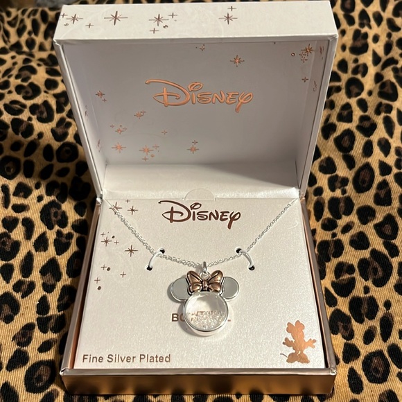 Disney | Jewelry | Disney Minnie Mouse Rhinestone Filled Bowtiful ...